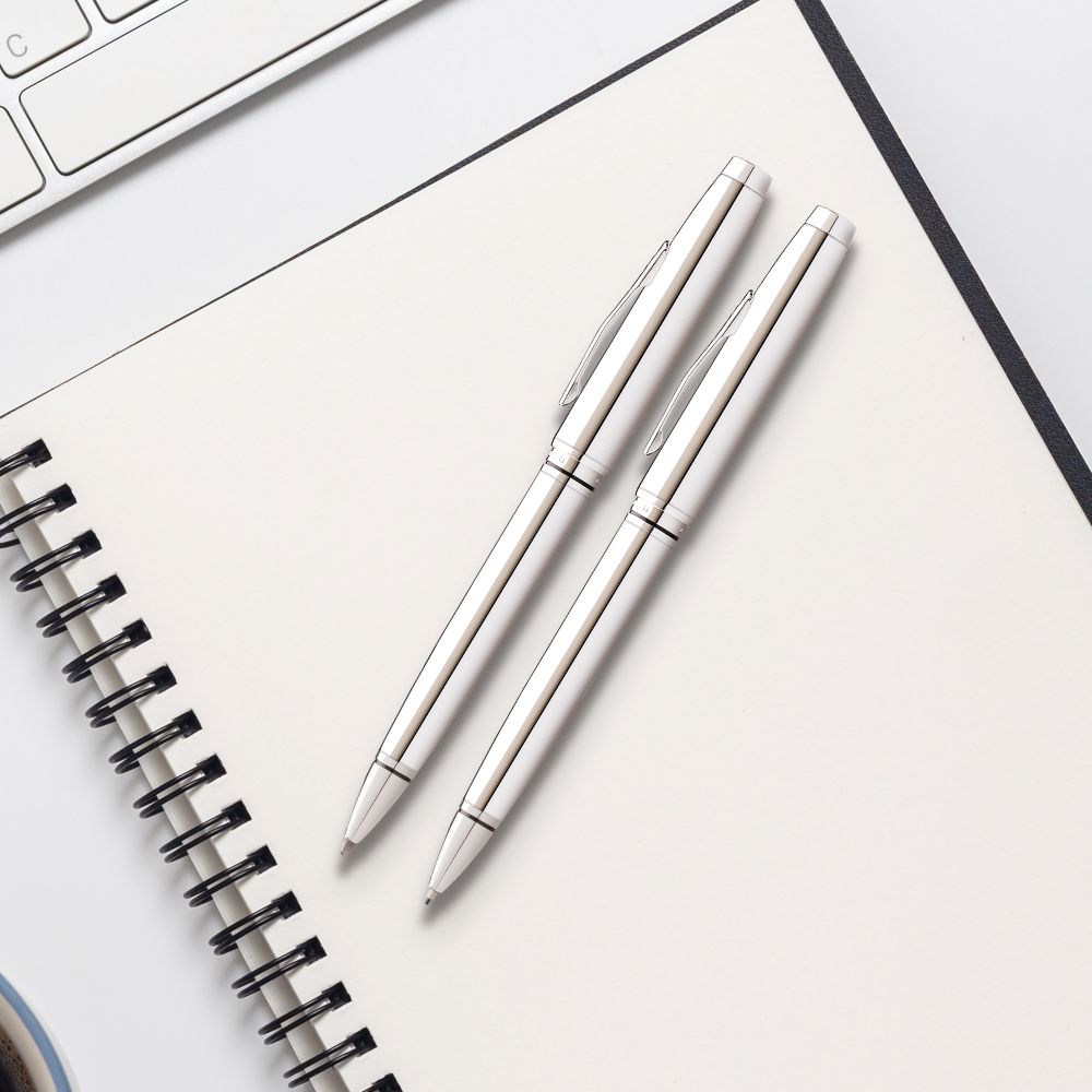 Coventry Polished Chrome Ballpoint Pen AT0662-7 – Jashanmal Kuwait