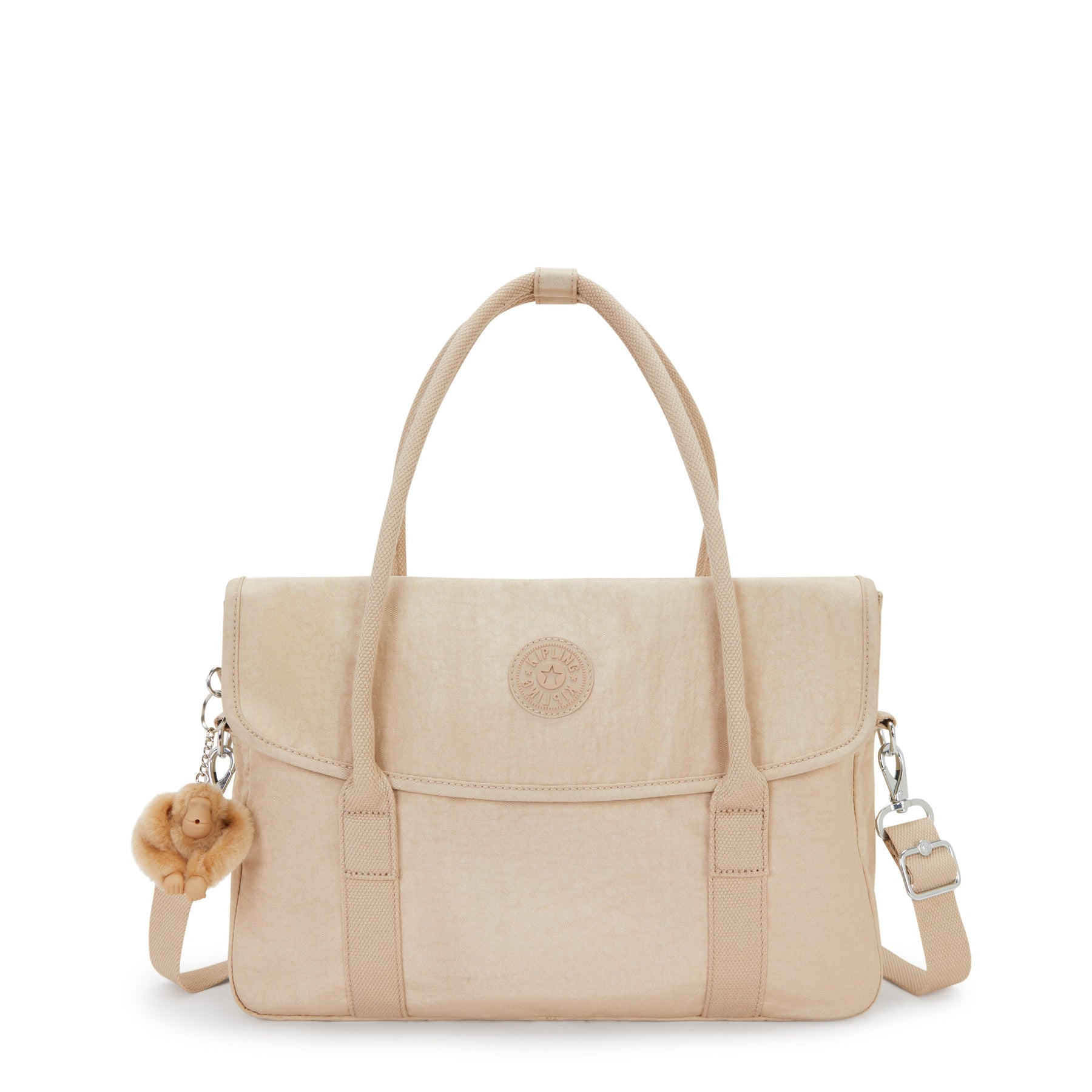 kipling-superworker-s-sparkled-beige-small-working-bag-with-removable ...