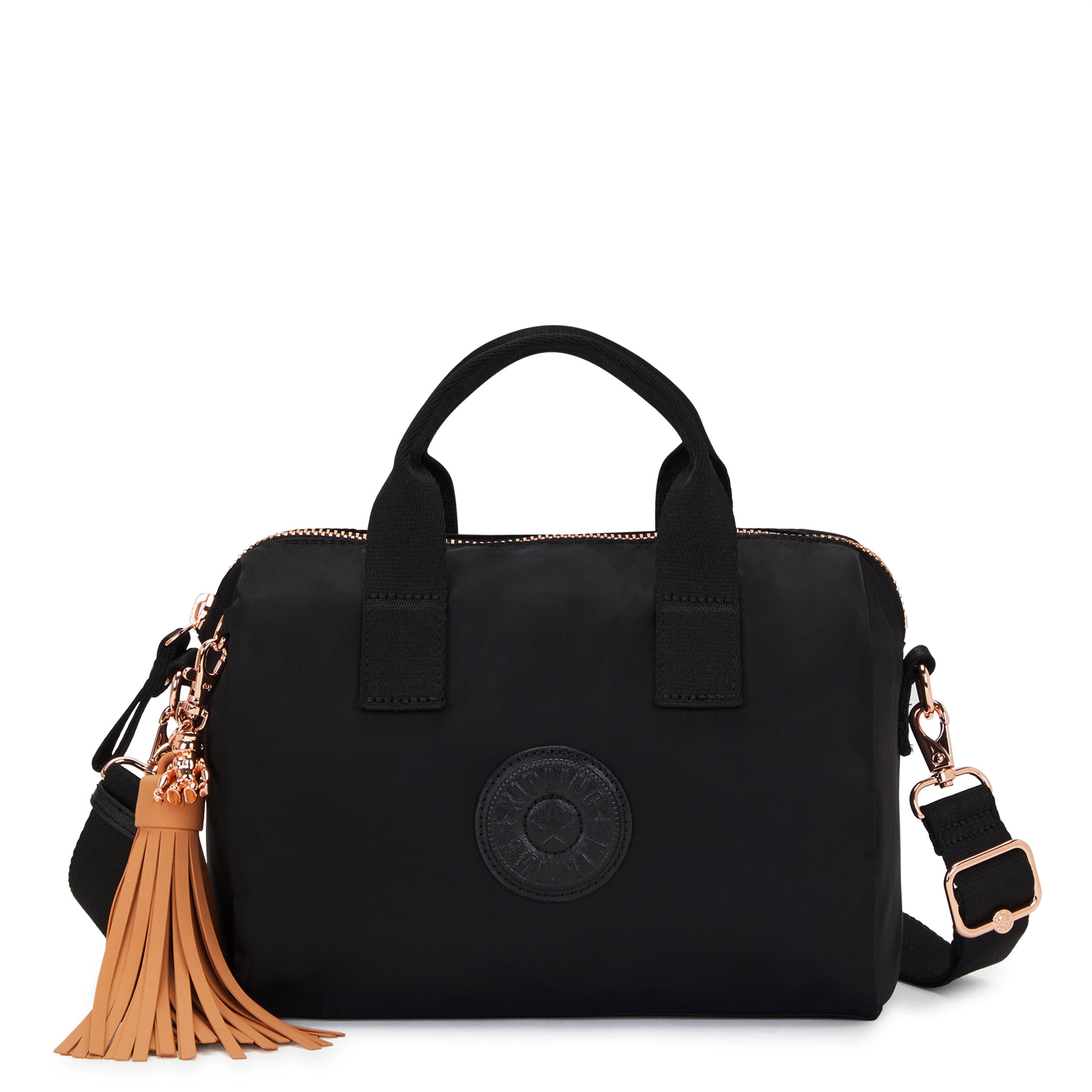 Kipling-Bina M-Medium Handbag (With Detachable Shoulderstrap)-Rose Bla ...
