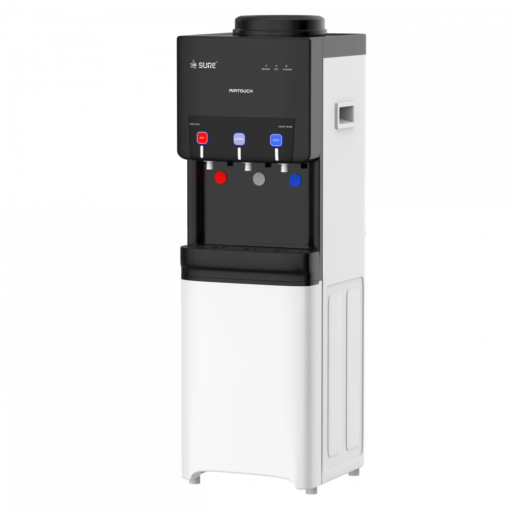 Sure 3 Tap Air Touch Top Loading Water Dispenser – Jashanmal Kuwait