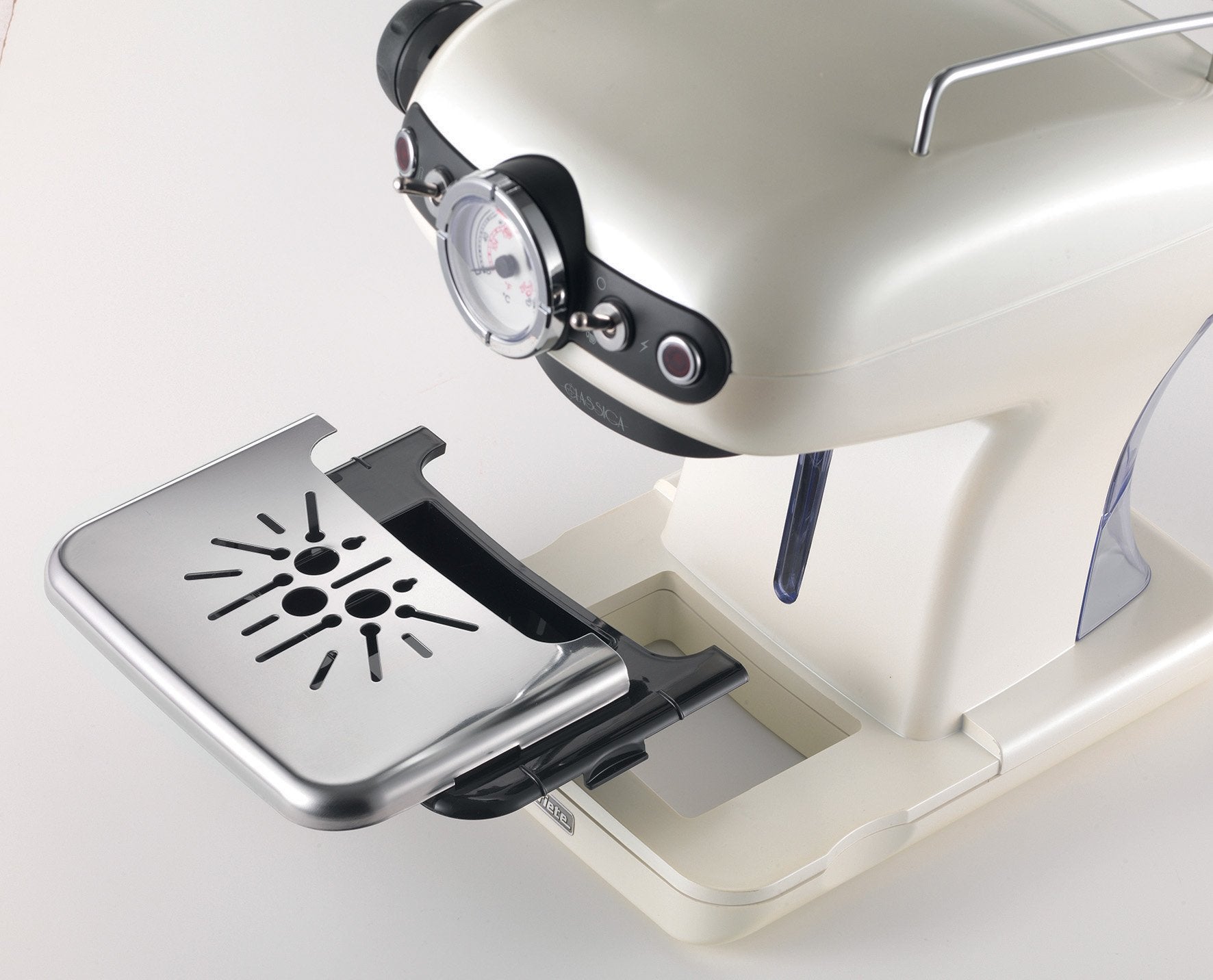 Ariete Classica Pump Espresso Machine, Pearl 1389A – Jashanmal Kuwait