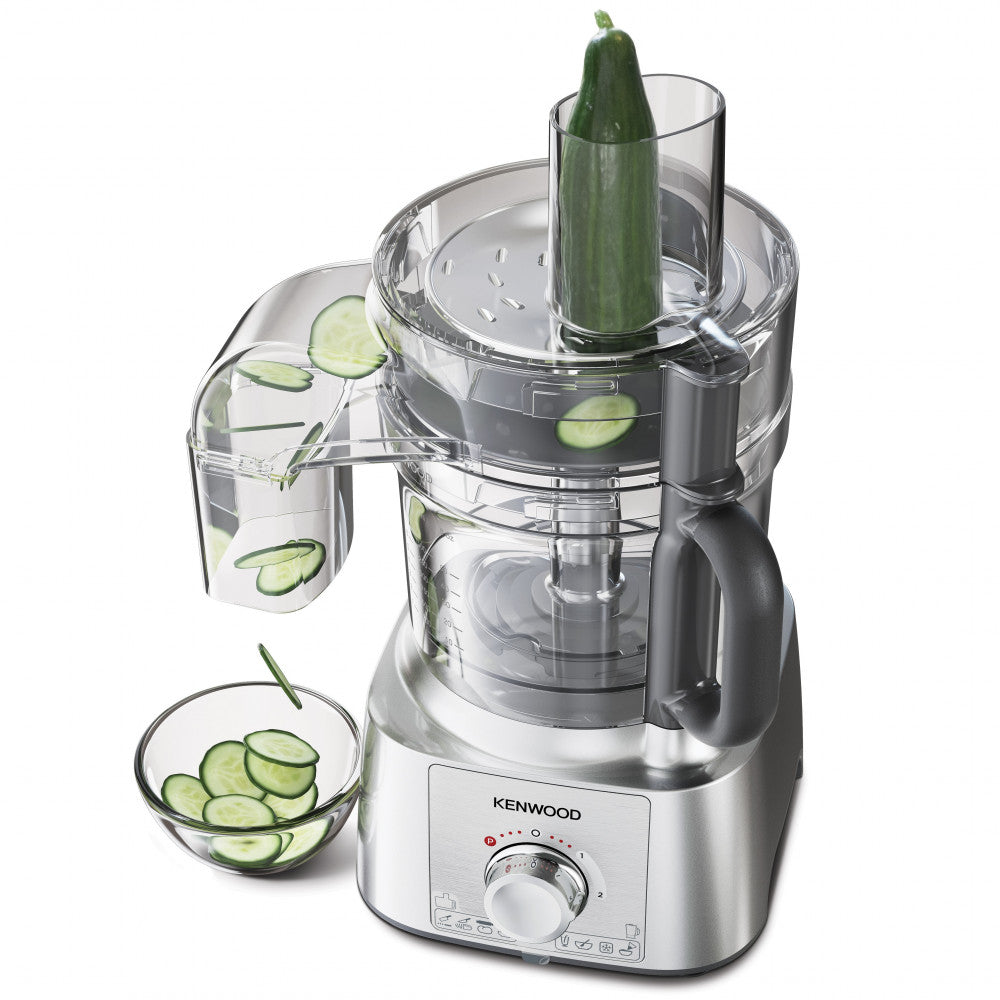 Kenwood 1000W Multi Functional Food Processor Silver Fdp65.880Si Jashanmal Kuwait