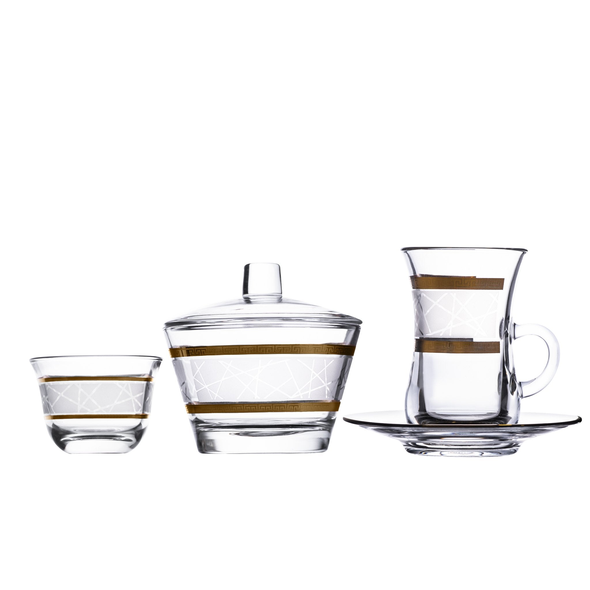 Dimlaj Elena Gold 20Pc Tea And Coffee Set - 23837 – Jashanmal Kuwait