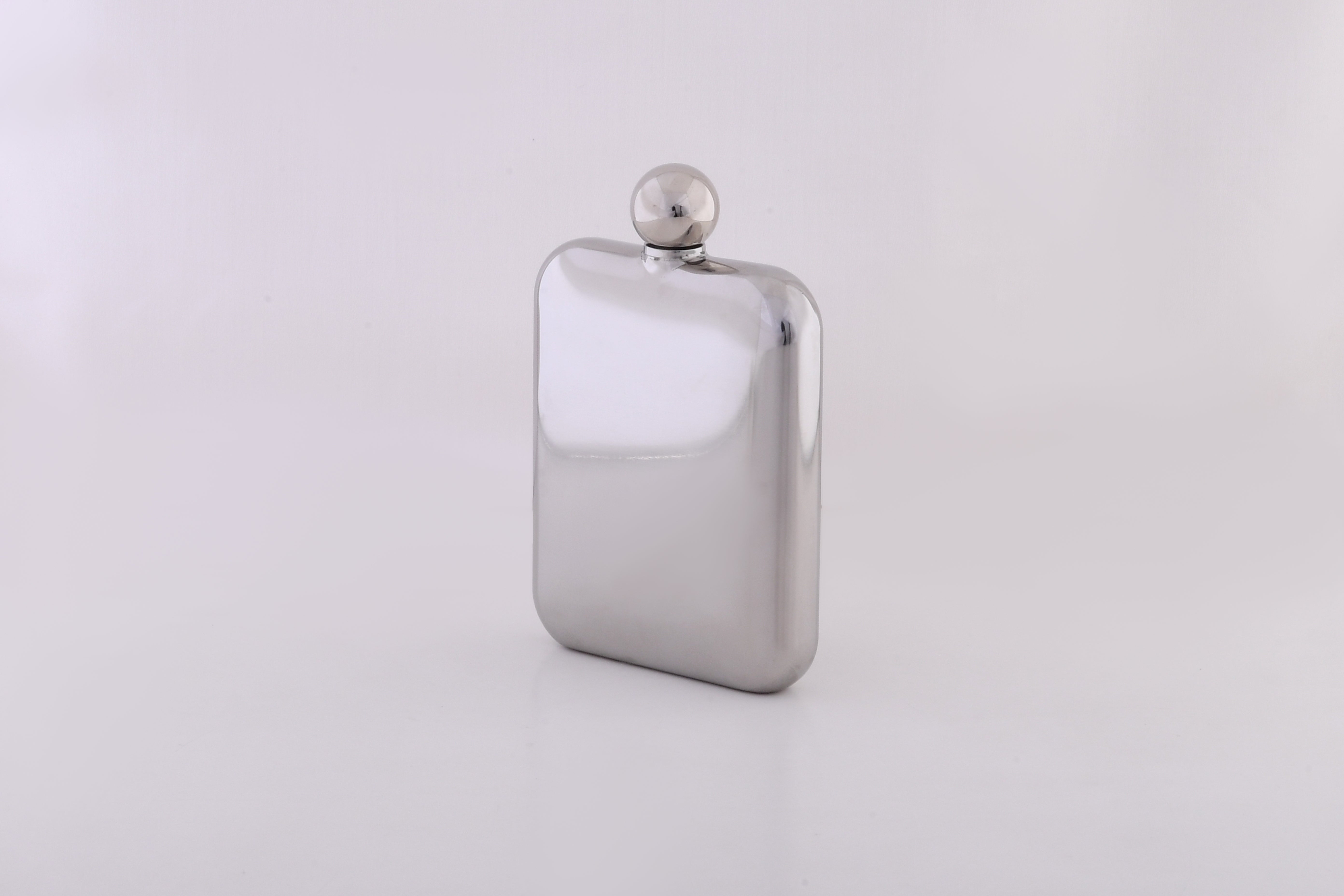6Oz Hip Flask Round Corner 304 S/S – Jashanmal Kuwait