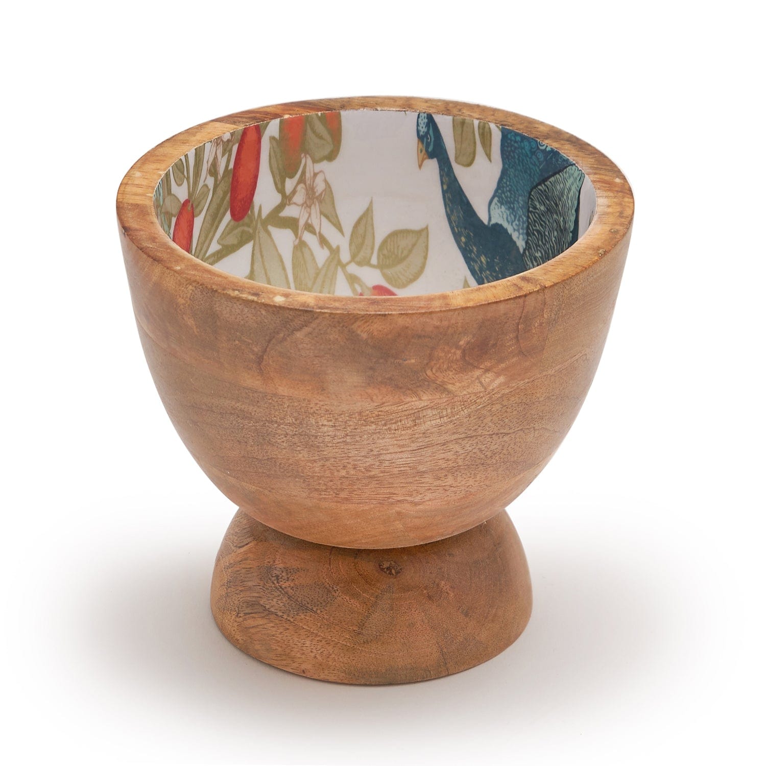 Indra Blue Peacock Pedestal Platter 6.5X5.5 Inches – Jashanmal Kuwait