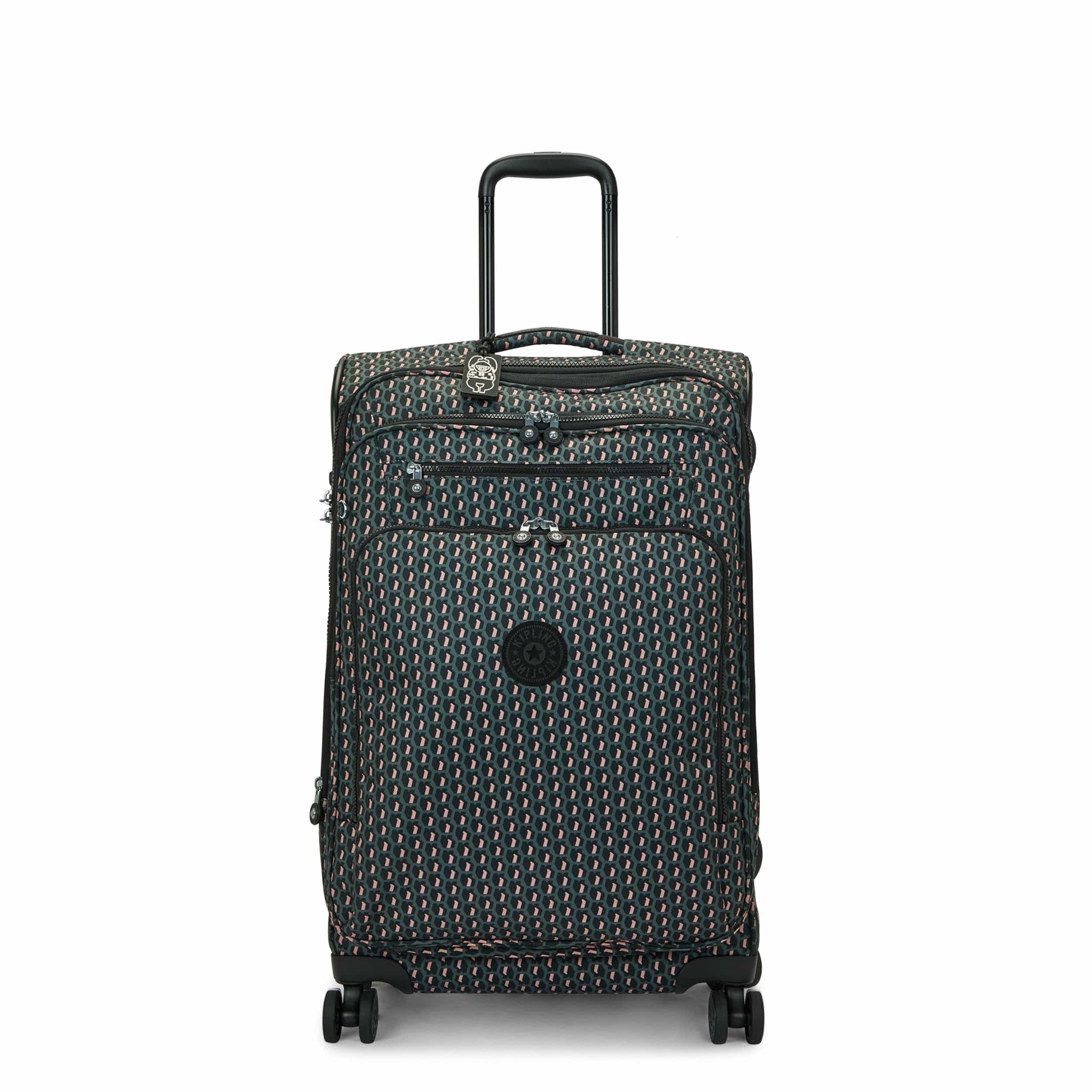 Kipling-New Youri Spin M-Medium Expandable Spinner-3D K Pink-I7788-E1A ...