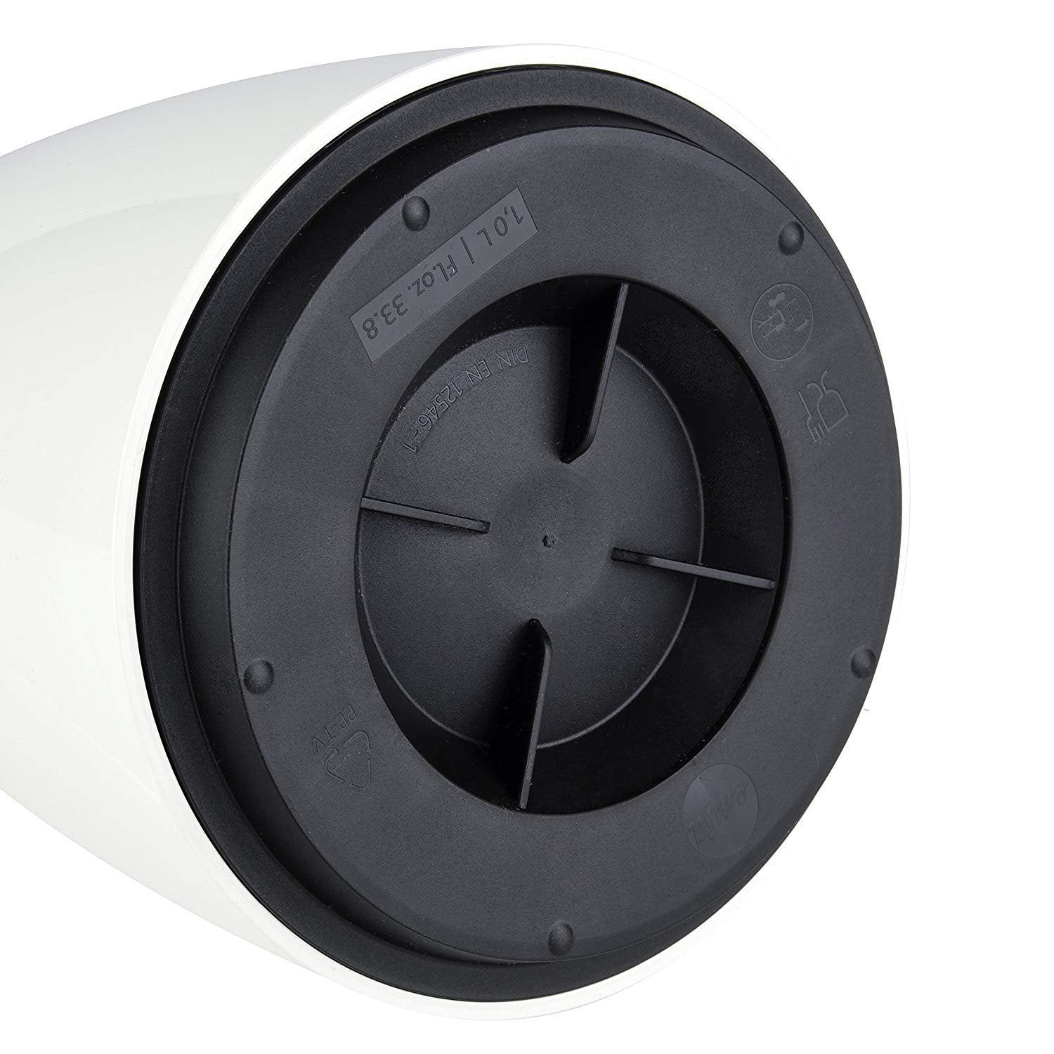 Emsa Bell Quick Tip Flask - White And Blue, 1 Litre - 2259621 ...